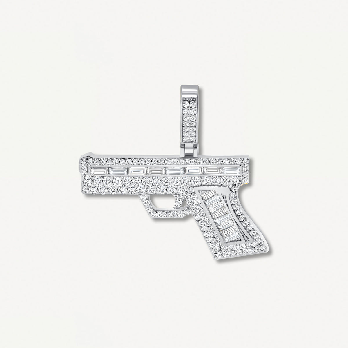 Glock Pendant White Gold – ICEKARAT